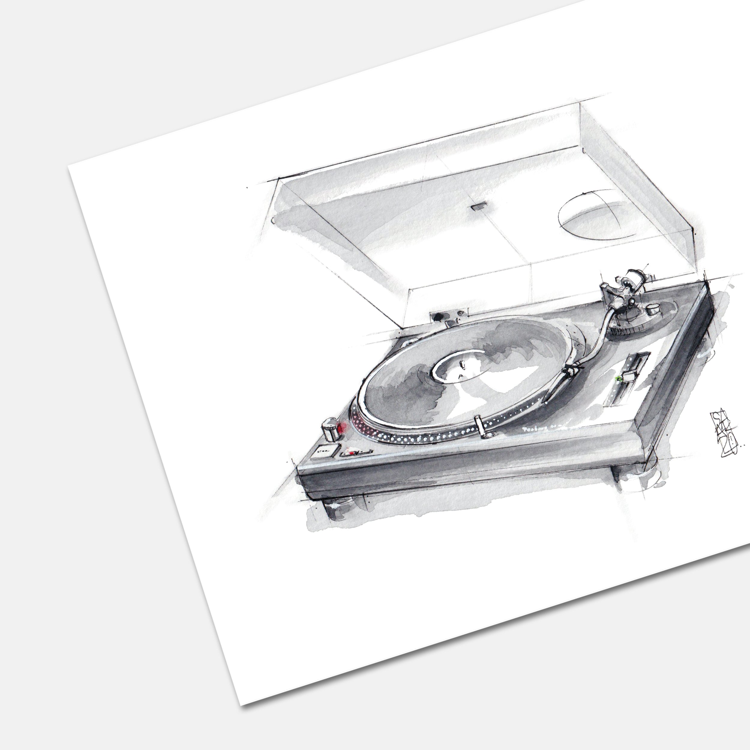 Technics Turntable Print – Prospect Print Co.